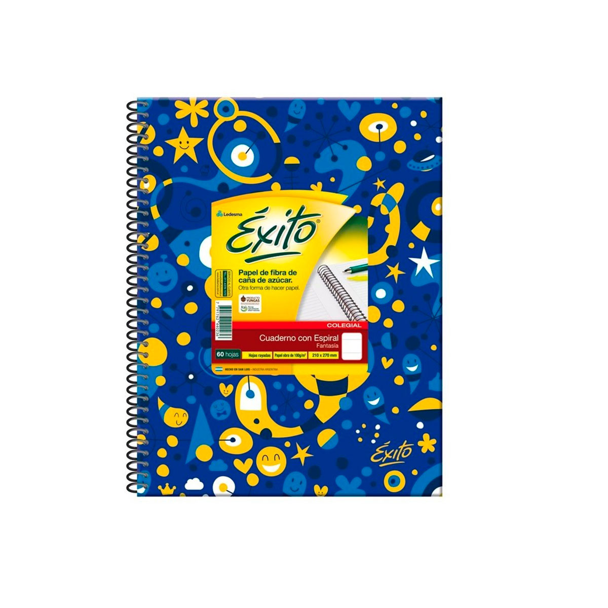 CUADERNO COLEGIAL FANTASIA 60 HOJAS RAYADAS | Insu-Com Libreria