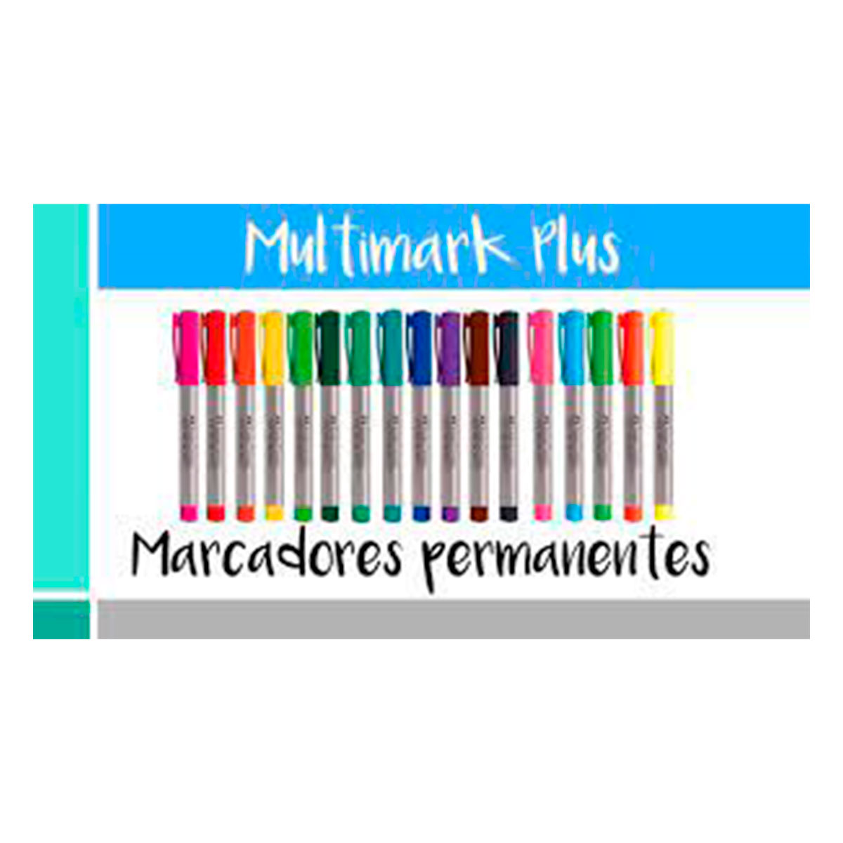 MARCADOR MULTIMARK PLUS PERMANENTE X 50 UNIDADES | Insu-Com Libreria