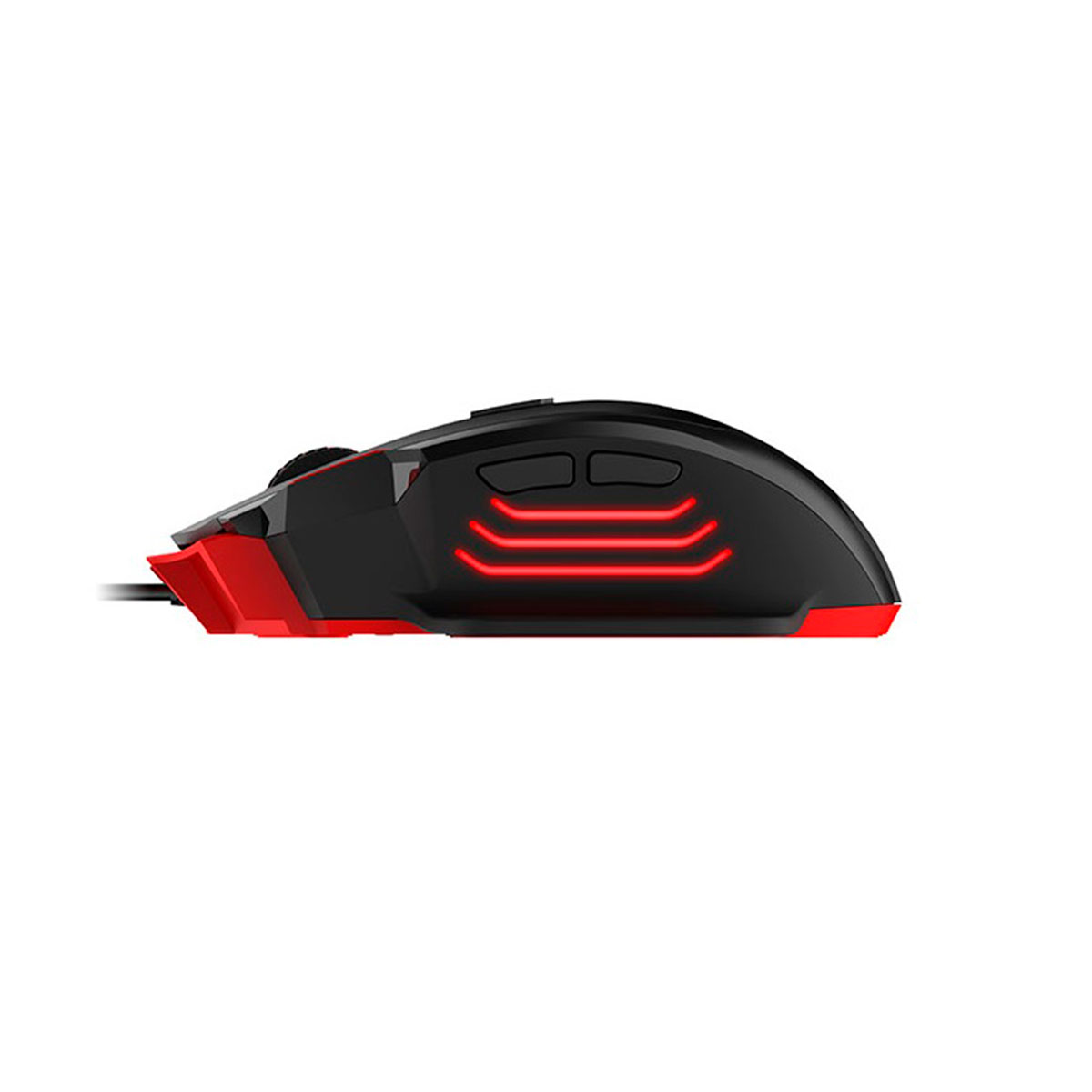 MOUSE GAMER MS1005 2400DPI 6 CONTRAPESOS 7 BOTONES | Insu-Com Libreria