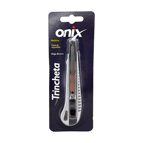 ONIX CUTTER METALICO 9MM CON TRABA DE SEGURIDAD SX96 | Insu-Com Libreria